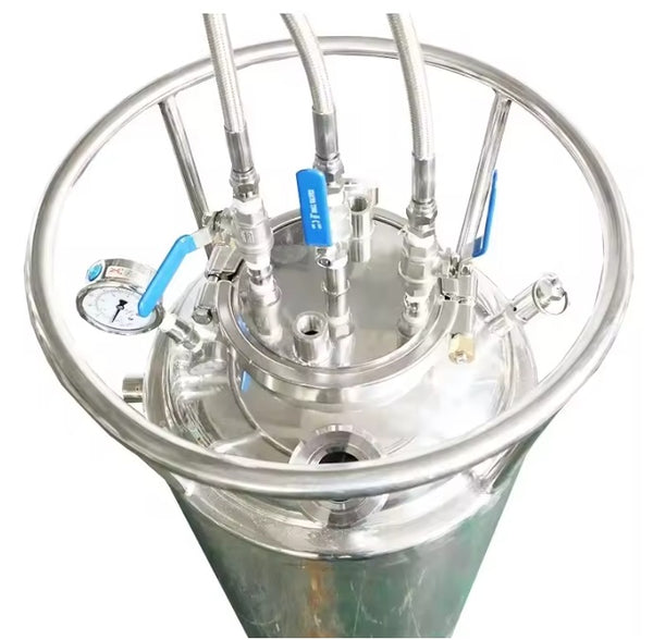 5lb Rack Mounted Sultan Closed Loop Extractor System With Dewaxing Col