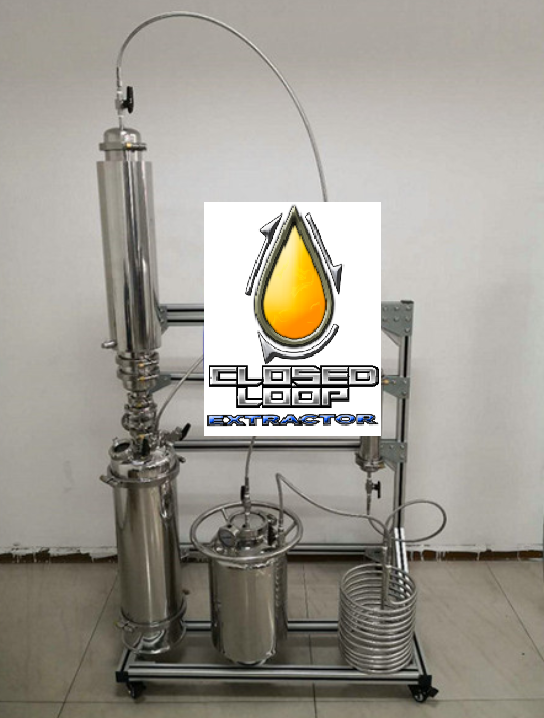 2lb Rack Mounted Closed Loop Extractor System With Dewaxing Column And