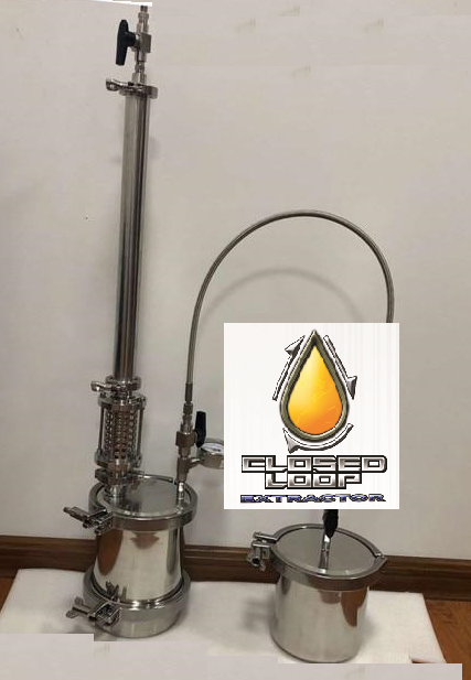 1/4lb Closed Loop Extractor with Sight Glass and Splatter Platter ...