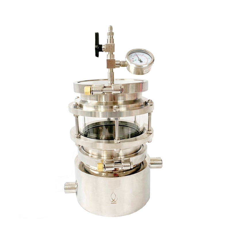 Diamond Miner With Sight Glass and jacketed platter closed loop extrac ...